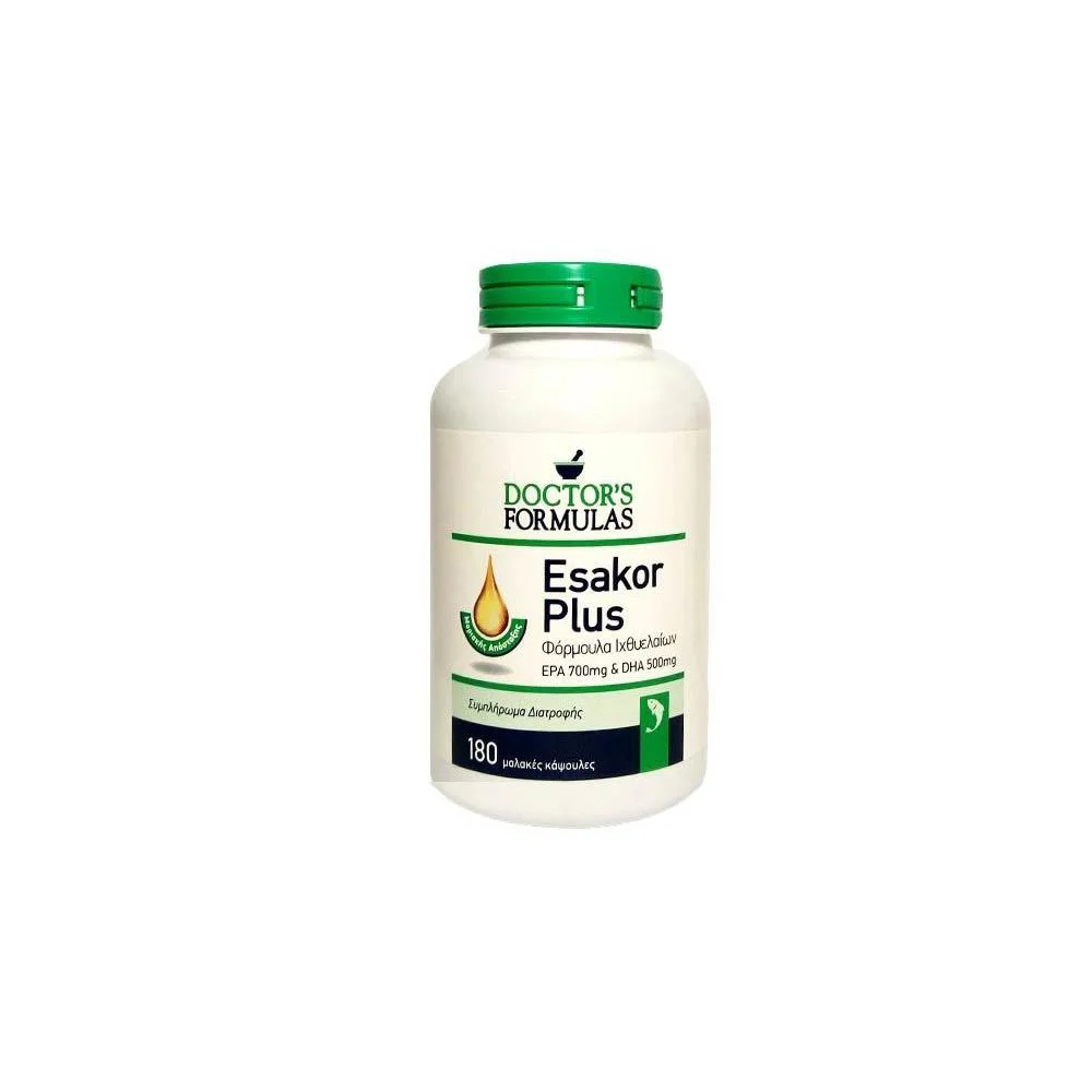 Doctor's Formulas Esakor Plus Συμπλήρωμα Διατροφής Φόρμουλα Ιχθυελαίων ...